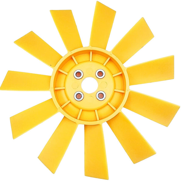 MINI & MOKE BUDGET FAN BLADE YELLOW PLASTIC 11 BLADE- NON GENUINE [12G ...