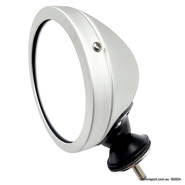 MINI DOWNTON MIRROR - BRUSHED ALLOY [CMR50] – Minisport