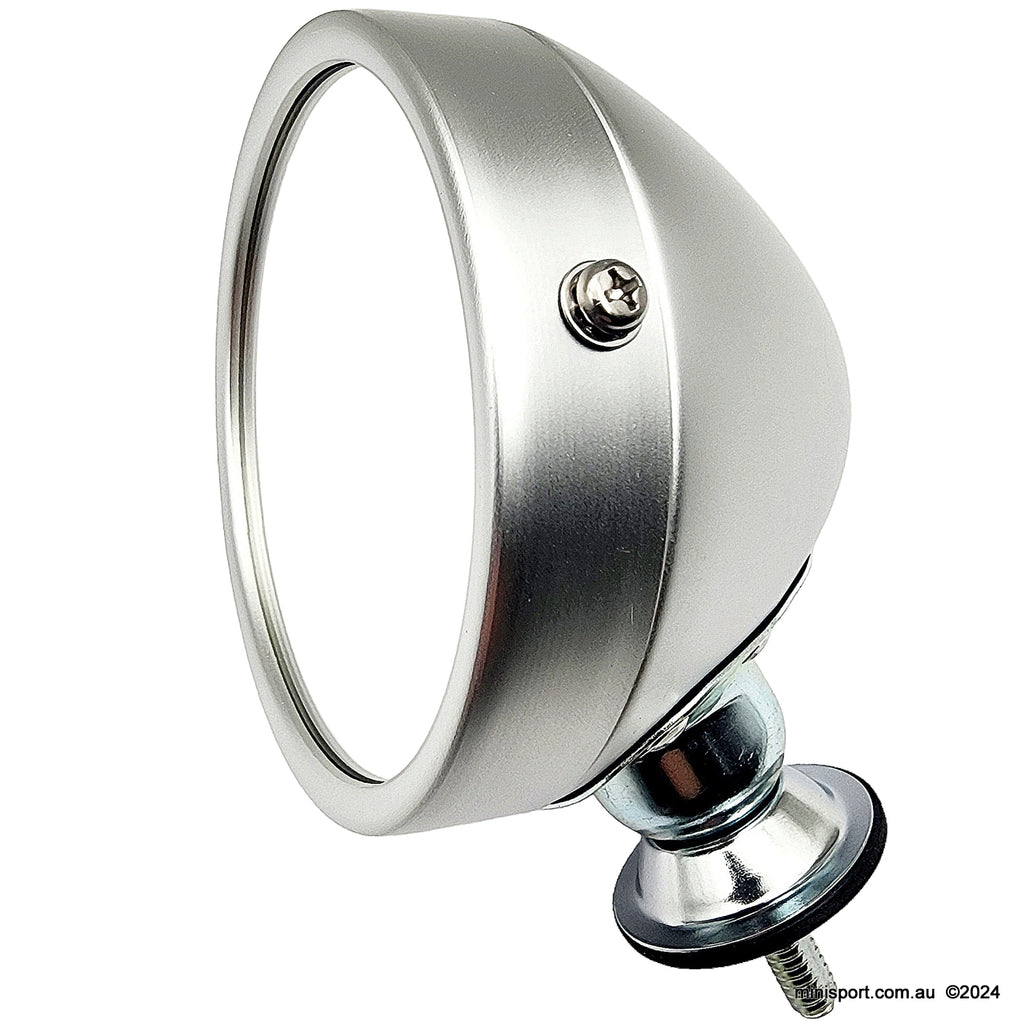 MINI DOWNTON STYLE MIRROR- SATIN ALLOY [SPDK131] – Minisport