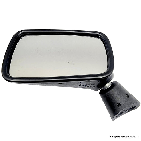ROVER MIRROR L/H PLASTIC IN BLACK 1980 ON [JPC9849MS] – Minisport