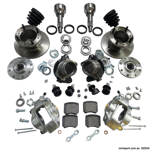 Complete cooper S disc brake front end kit (MS calipers) **SALE ...