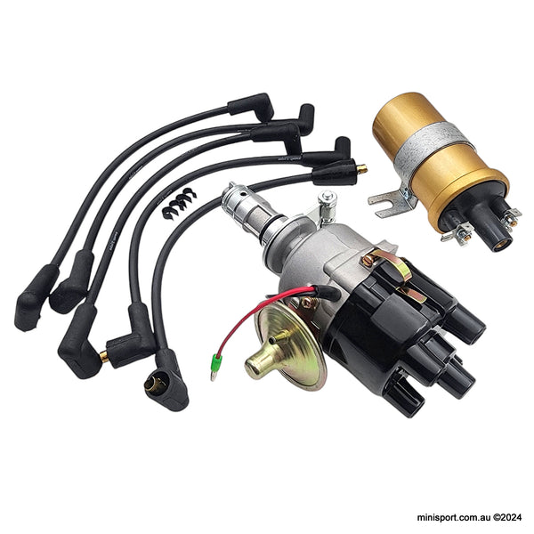 Mini complete electronic ignition upgrade kit, LEADS/DISSY/COIL/ELEC ...