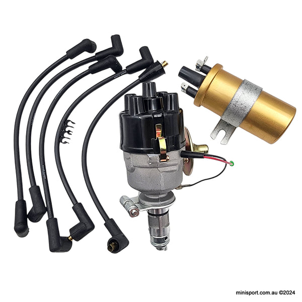 Mini complete electronic ignition upgrade kit, LEADS/DISSY/COIL/ELEC ...