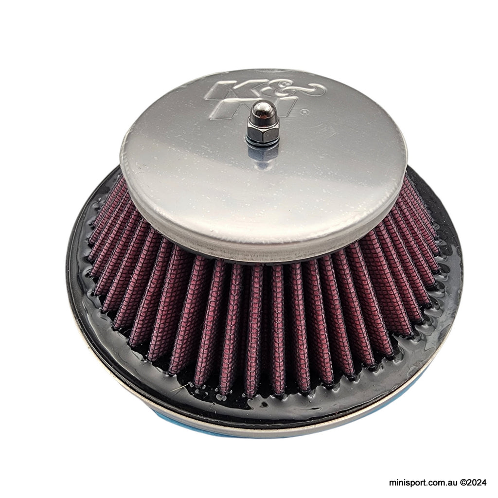 MINI & MOKE 1-1/2" AIR FILTER ASSEMBLY-CONE- GENUINE K+N – Minisport