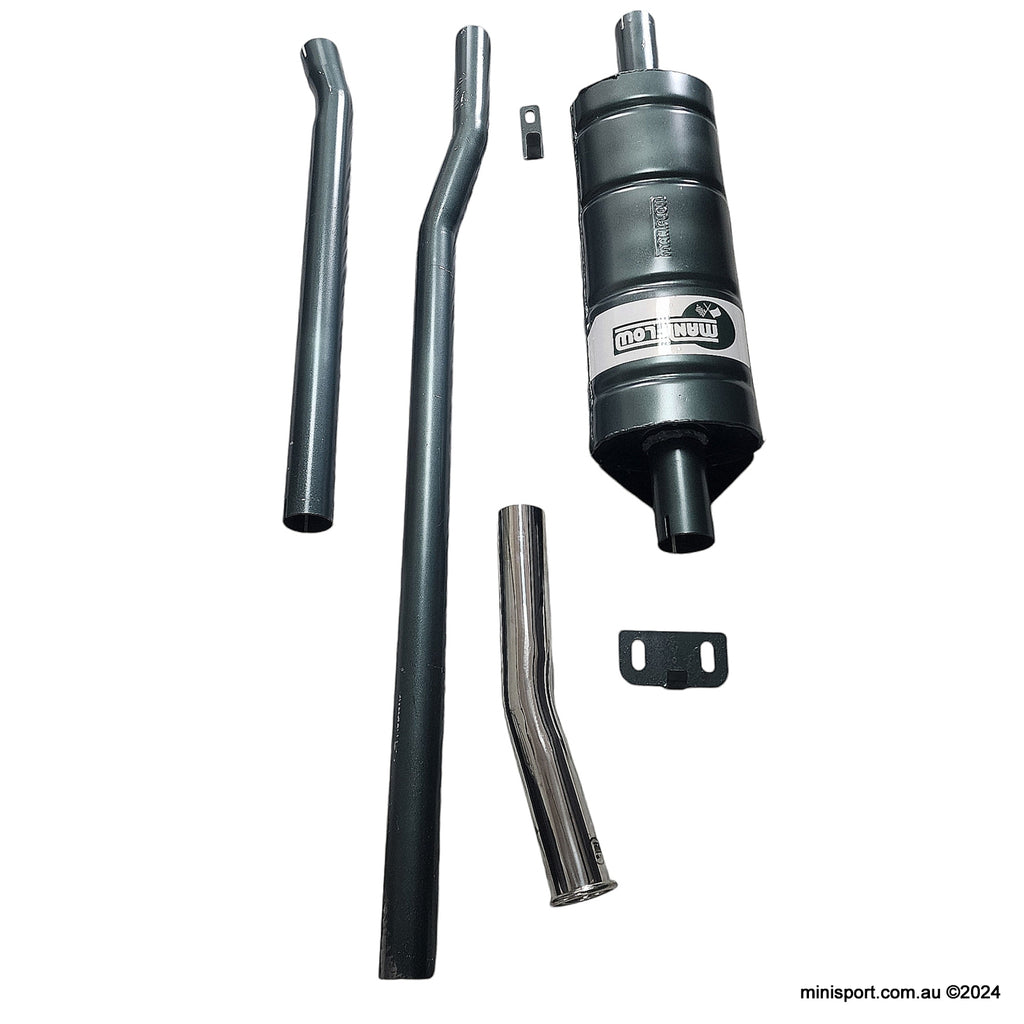 MINI MANIFLOW, TWIN BOX, EXHAUST SYSTEM, CENTRE EXIT 1.75" – Minisport