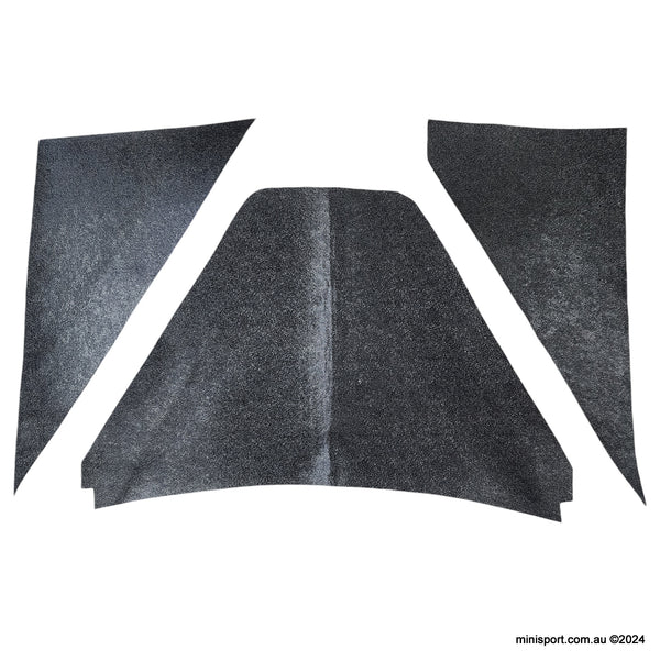 Bonnet insulation kit 3pce (Leyland/square nose type) – Minisport