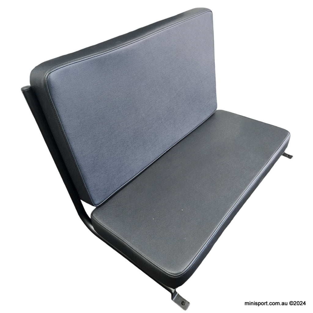 Moke rear bench seat- Black- NOW IN STOCK! – Minisport