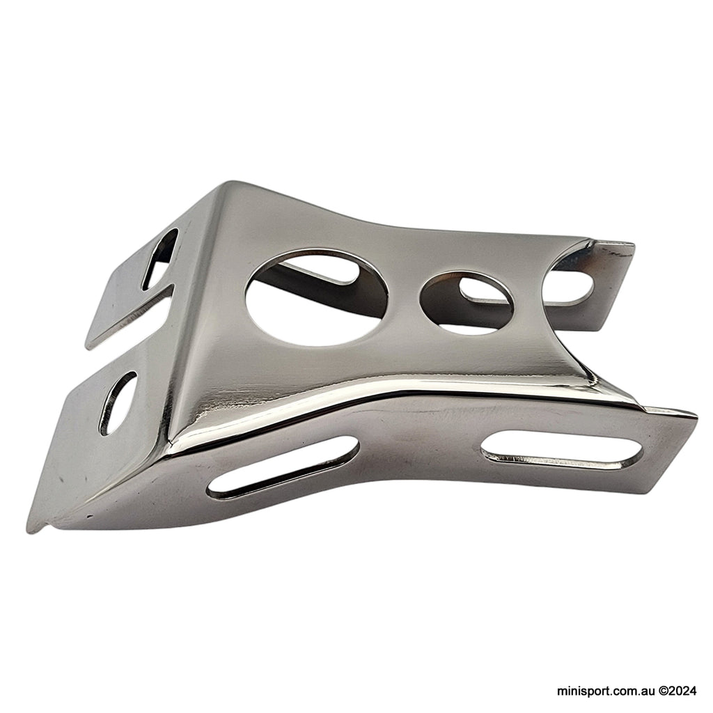 MINI & MOKE SWIFTUNE STEERING COLUMN LOWERING BRACKET- POLISHED [1644 ...