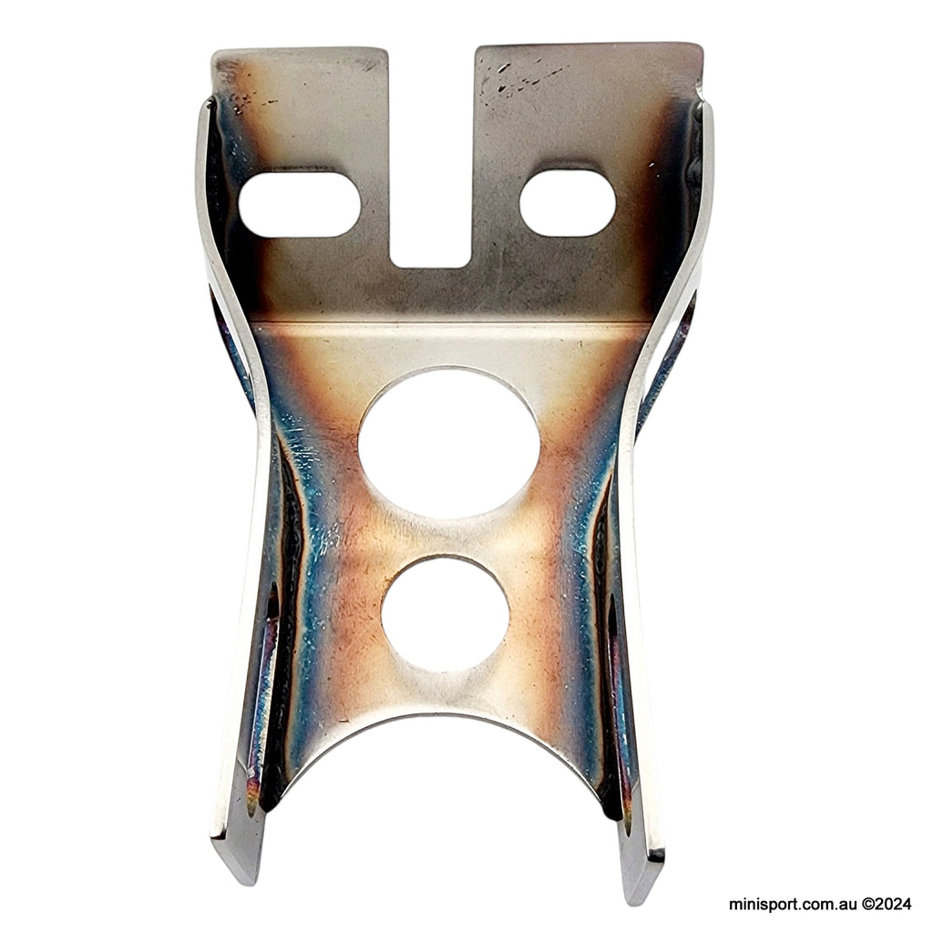MINI & MOKE SWIFTUNE STEERING COLUMN LOWERING BRACKET- POLISHED [1644 ...