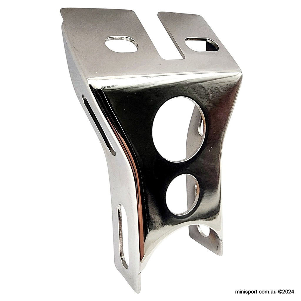 MINI & MOKE SWIFTUNE STEERING COLUMN LOWERING BRACKET- POLISHED [1644 ...