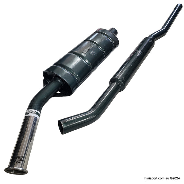 MINI MANIFLOW 2" BORE EXHAUST SYSTEM (LST5A) SIDE EXIT TWIN BOX [C-ARA ...