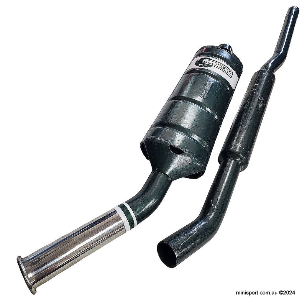 MINI MANIFLOW 2" BORE EXHAUST SYSTEM (LST5A) SIDE EXIT TWIN BOX [C-ARA ...