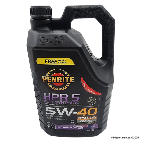 ENGINE OIL FOR THE BMW R50, R52, R53 & SOME R56- 5LT [HPR05005] – Minisport