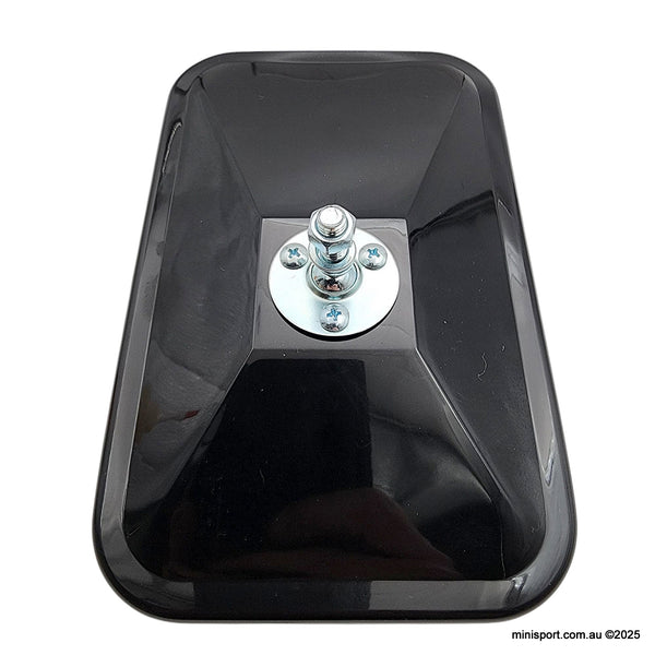 Mini moke mirror, plastic back, fits original holder – Minisport