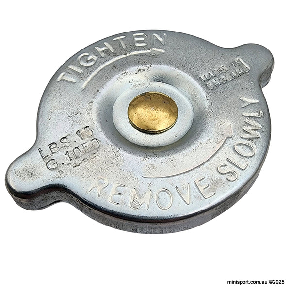 ROVER MINI RADIATOR CAP- 15LB- 1980-92, EXCEPT RADS EXPANSION TANK ...
