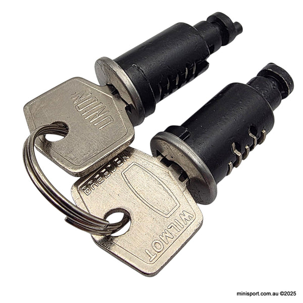 MINI KEY BARREL SET FOR AUSTRALIAN MK1/2 MINI'S [HYL2800] – Minisport