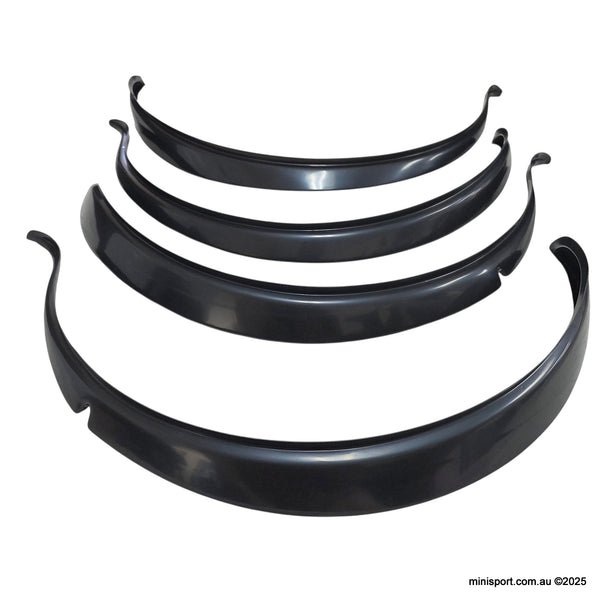 Flares and chrome side moldings – Minisport