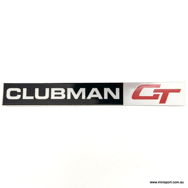 Mini clubman gt badge sticker – Minisport