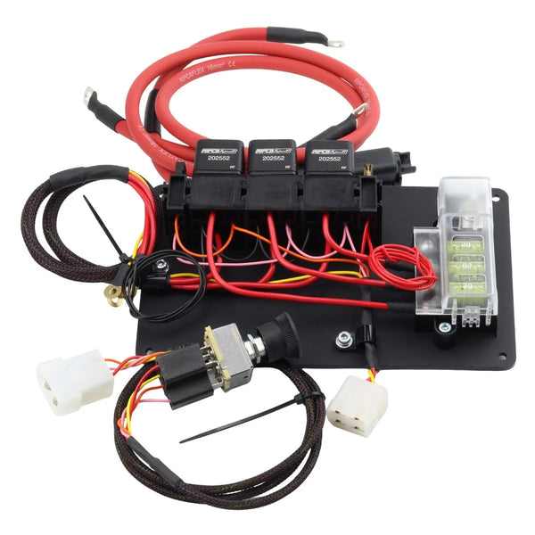 T7Design 12V 600W Electric Heater 3 Relay Harness - 4 Position Control ...