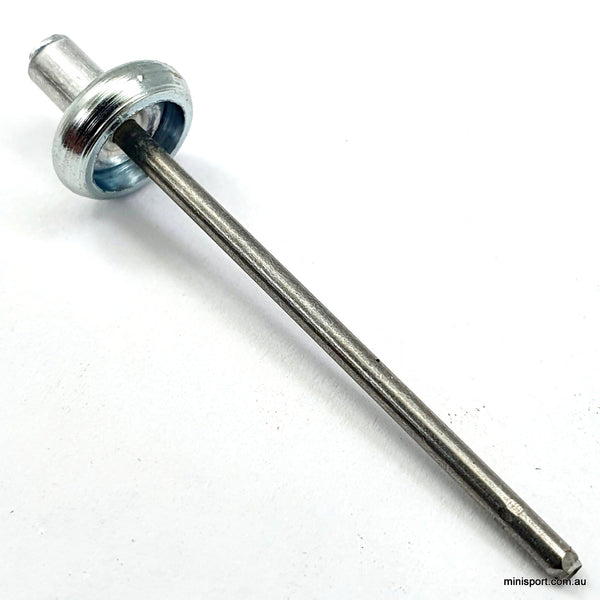 Mini 850 upper door chrome surround rivet (28 req) sold single – Minisport