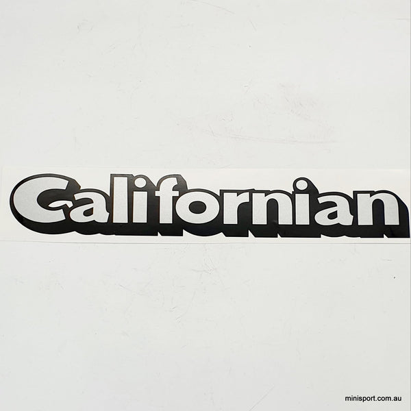 MOKE CALIFORNIAN BONNET SIDE STICKER- SILVER [HYK3964S] – Minisport