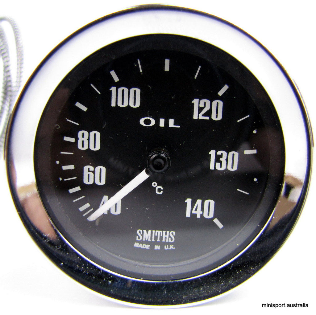 Mini oil temp gauge (Black) – Minisport