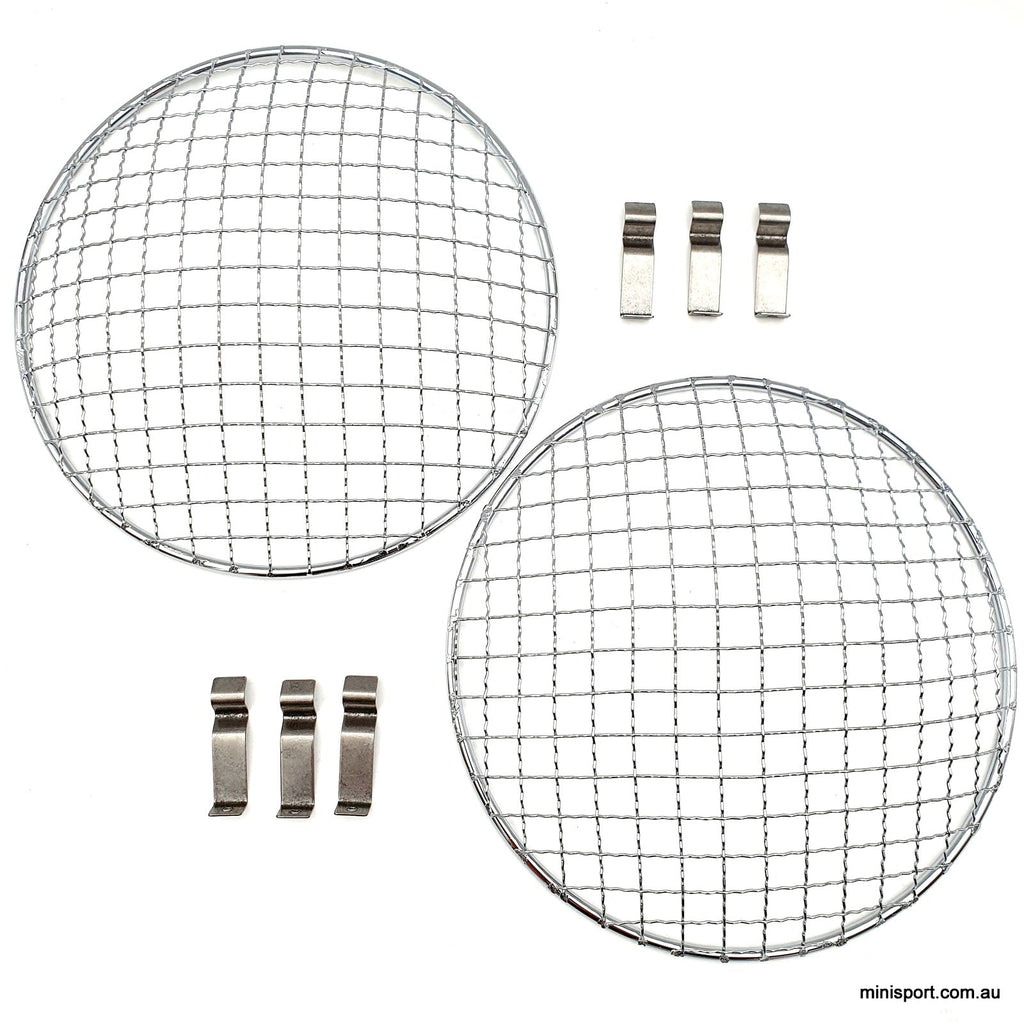 7.0" HEADLAMP GUARDS IN STAINLESS STEEL (PAIR) – Minisport