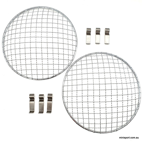 7.0" HEADLAMP GUARDS IN STAINLESS STEEL (PAIR) – Minisport