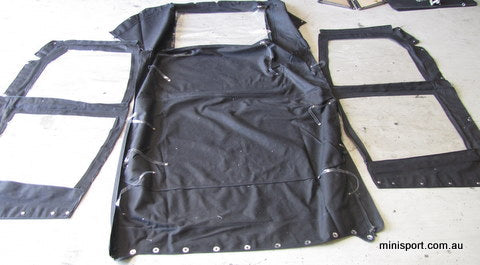 CUSTOM MADE MOKE ROOF KIT [MOKE-HOOD-KIT] – Minisport