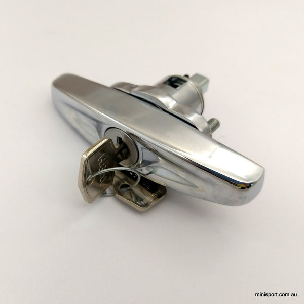 Mini rover rear boot lid handle 'chrome' – Minisport