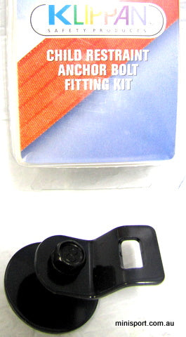 Child restraint anchor bolt and fitting kit – Minisport