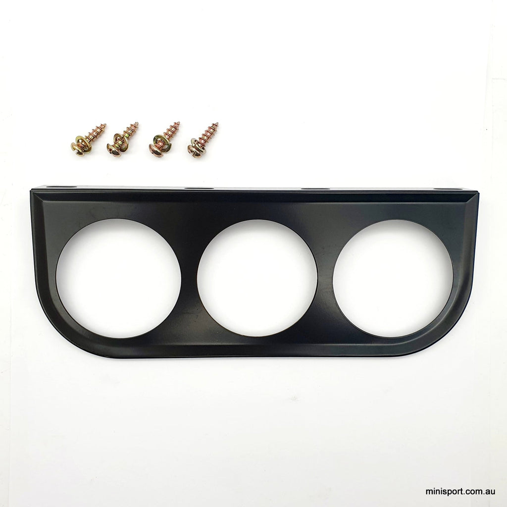 MINI & MOKE PANEL FOR THREE GAUGES- 52MM – Minisport