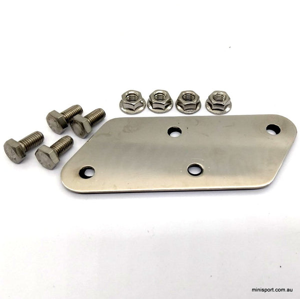 MINI & MOKE FIREWALL HEATER BLANKING PLATE- STAINLESS STEEL – Minisport