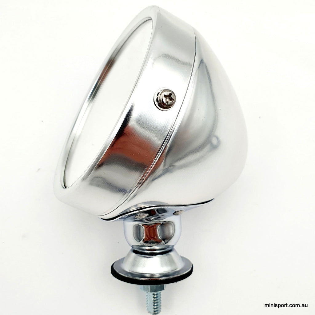 MINI DOWNTON STYLE MIRROR- SATIN ALLOY [SPDK131] – Minisport