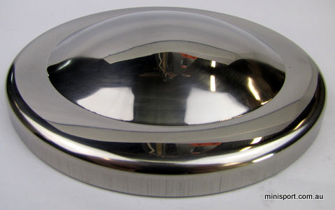 MINI HUB CAP FOR 10" STEEL RIM- STAINLESS STEEL – Minisport