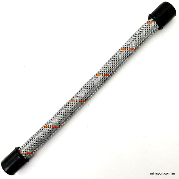 Mini 1/4 braided fuel hose, 7.5" long – Minisport