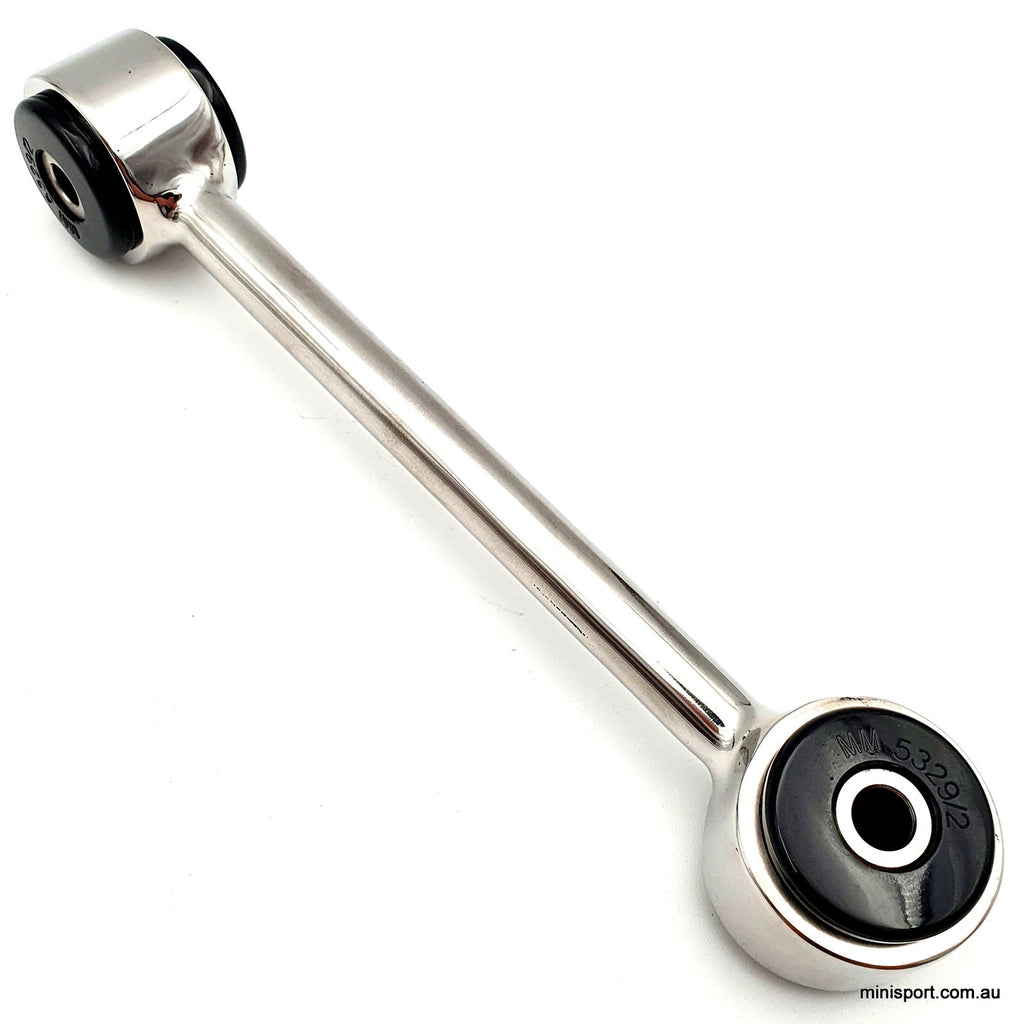MINI & MOKE STAINLESS STEEL ENGINE STEADY BAR (WITH BUSHES)- 200MM [SM ...