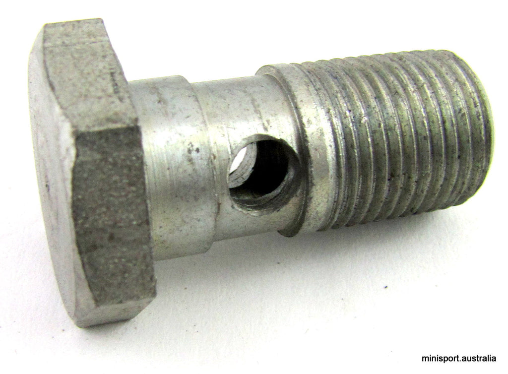 MINI & MOKE BLOCK BANJO BOLT FOR OIL PIPE FEED LINE (MUST HAVE BANJO T ...