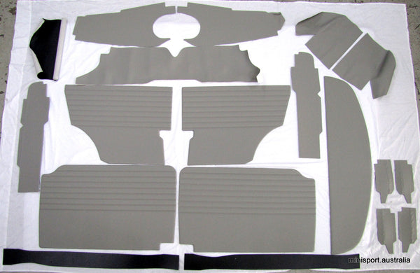 MINI COOPER/SLIDING WINDOW TRIM INTERIOR KIT 13 PIECE- DOVE GREY [TK30 ...