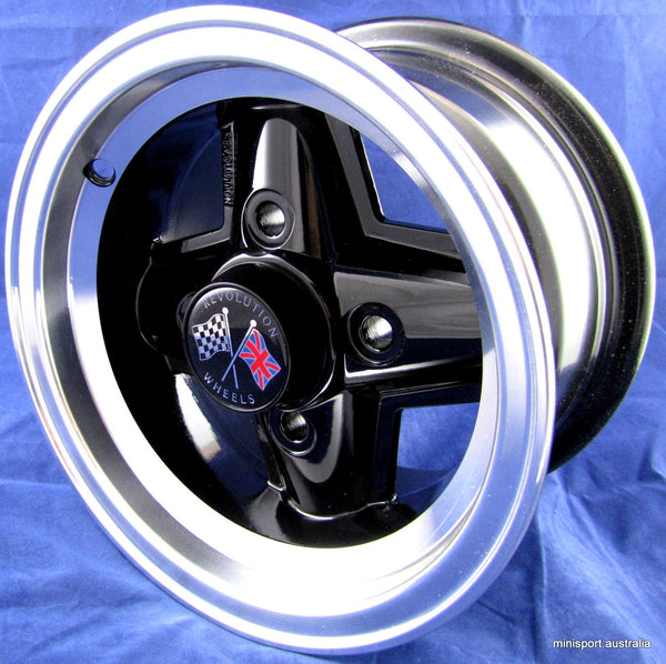 10X6 BLACK REVOLUTION wheels *SET OF 4* – Minisport
