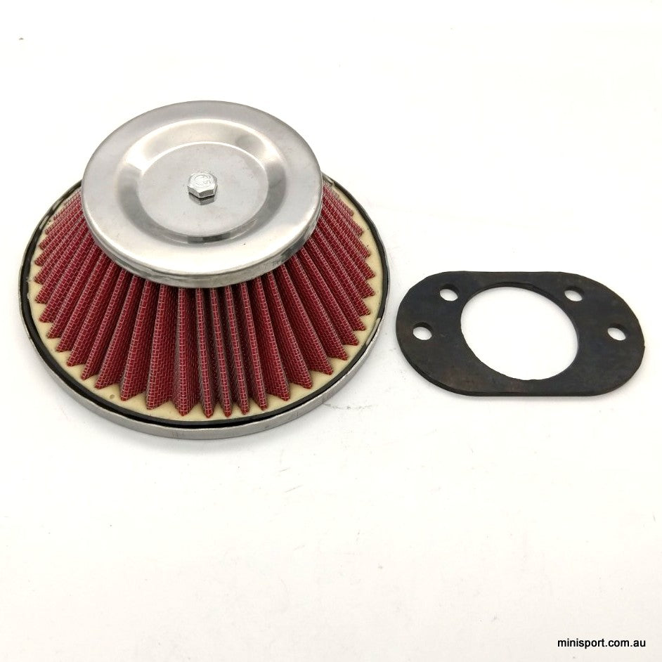 MINI & MOKE 1.75"/HS6 AIR FILTER ASSEMBLY- K+N STYLE – Minisport
