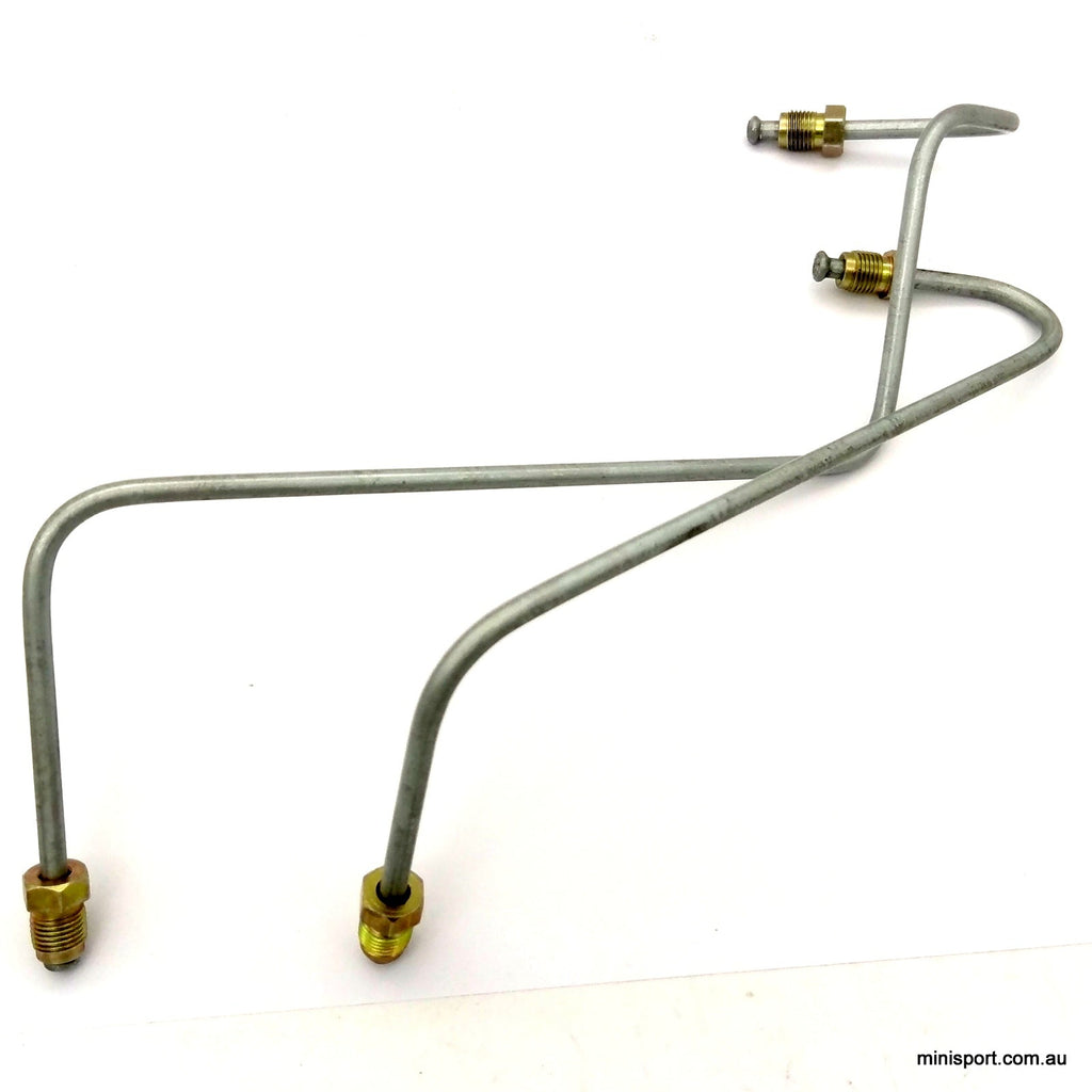 MINI DUAL BRAKE LINE PIPE SET (FOR AUSTRALIAN CARS WHEN USING GMC227 ...