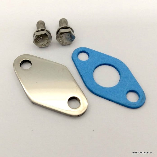 MINI & MOKE HEATER VALVE BLANKING PLATE FOR CYLINDER HEAD- STAINLESS S ...