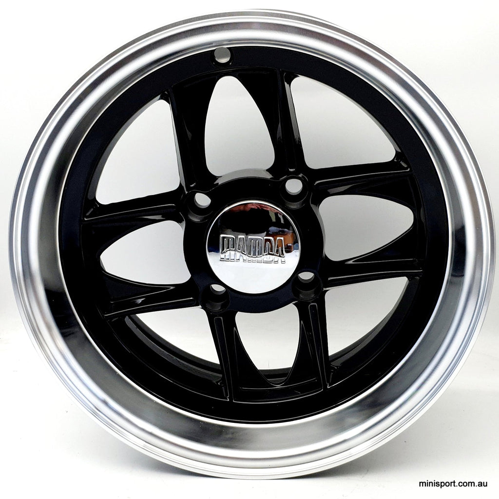 12X6 MAMBA BLACK RIM SET OF 4- WITH NUTS & CAPS [JBW1206MAMB] – Minisport