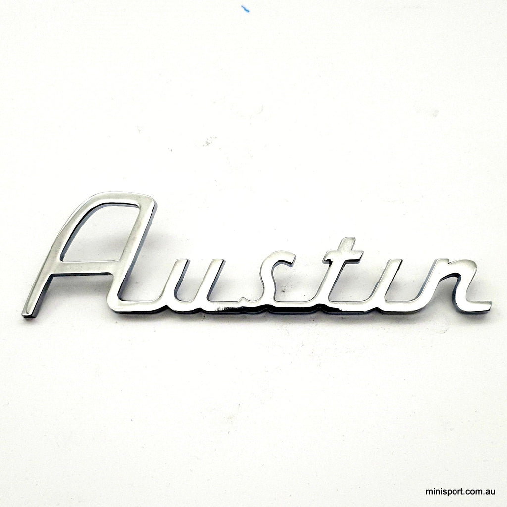 Mk1 AUSTIN BOOT BADGE SCRIPT- SAYS AUSTIN – Minisport