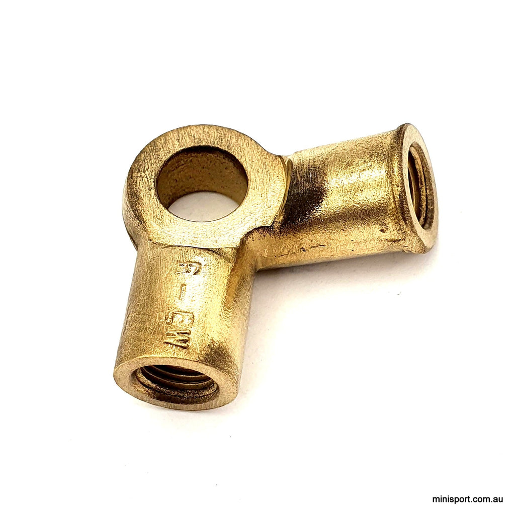 MINI & MOKE BRAKE UNION- 2 WAY FRONT SUBFRAME- RIGHT ANGLE TYPE [11D52 ...