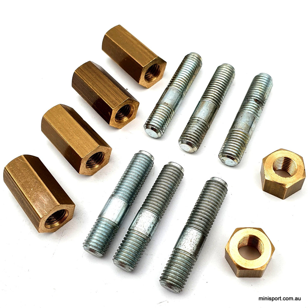 MINI & MOKE MANIFOLD STUD & LONG/SHORT NUT KIT – Minisport