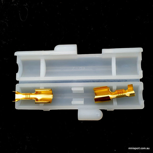 FUSE HOLDER- GLASS FUSE 3AG- QUICK CRIMP – Minisport
