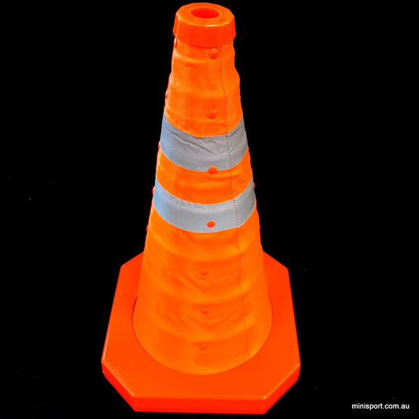 FOLDING EMERGENCY BEACON/CONE (46CM HIGH) – Minisport