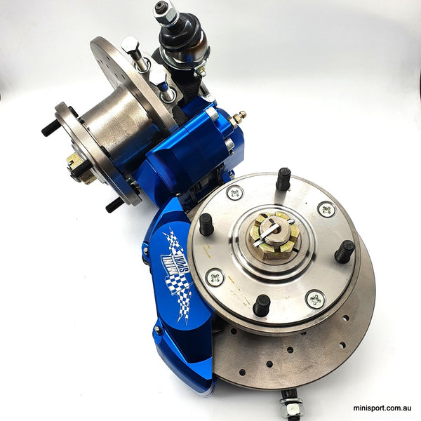 7.5" 4 SPOT ALLOY CALIPER BRAKE KIT (DRILLED DISC)- BLUE [MS2688-BLUE ...